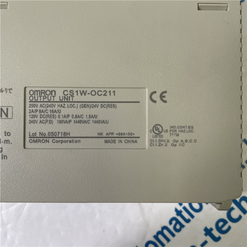 OMRON PLC module CS1W-OC211 - Buy OMRON PLC module, CS1W-OC211, PLC module CS1W-OC211 Product on ...