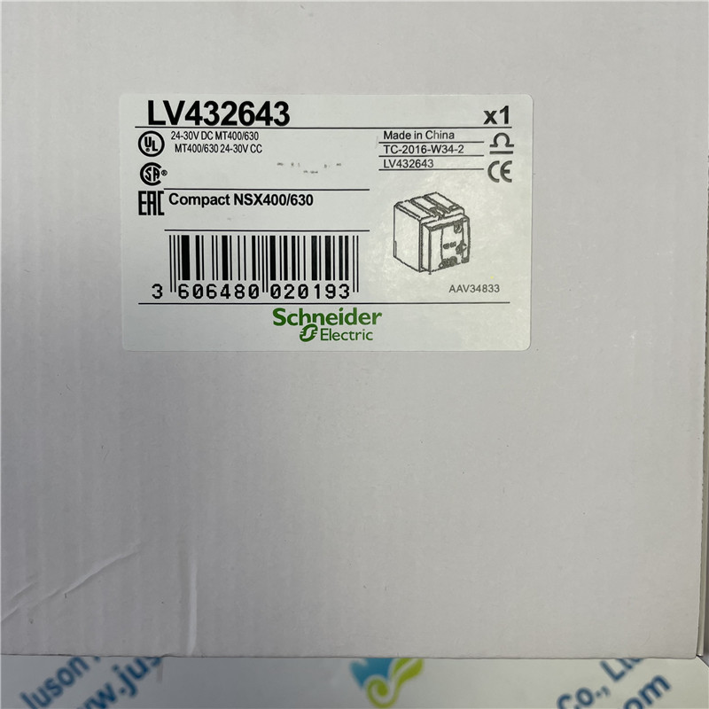 Schneider LV432643 standard motor mechanism module MT400/630, ComPact ...