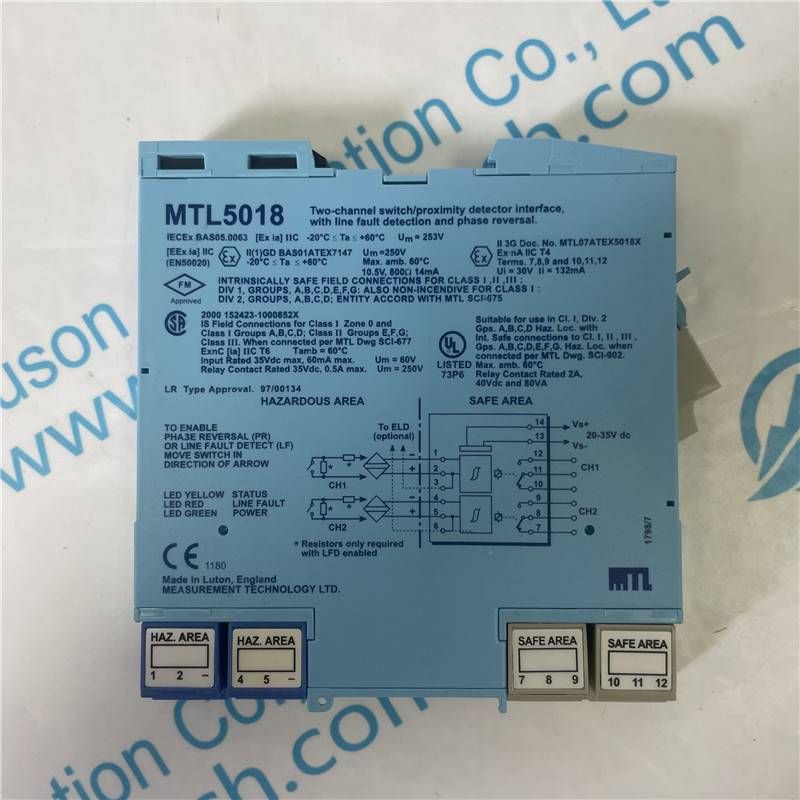 MTL Proximity Switch Barrier MTL5018 - Buy MTL Proximity Switch Barrier, MTL5018, Proximity ...