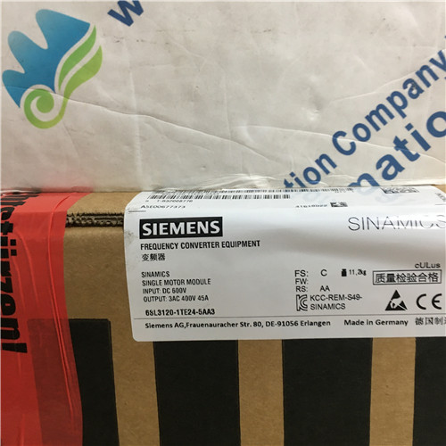SIEMENS inverter 6SL3120-1TE24-5AA3 SINAMICS S120 Single Motor Module ...