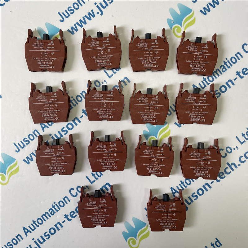 SIEMENS 3SB1400-0A Contact block, 22 and 30 mm, 1 NO + 1 NC, screw ...