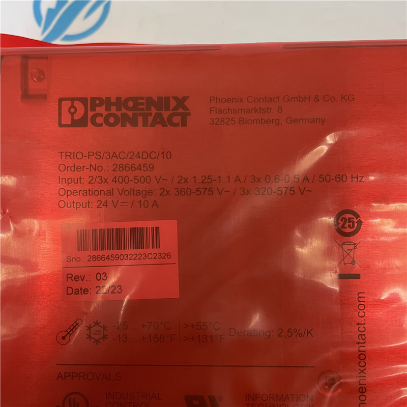 Phoenix Switching Mode Power Supply TRIO-PS 3AC 24DC 10 2866459 - Buy ...