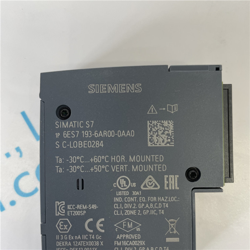 SIEMENS bus adapter 6ES7193-6AR00-0AA0 SIMATIC ET 200SP, BusAdapter BA ...